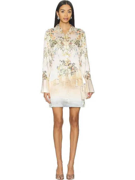 Camilla Mini Shirt Dress - Twilight In Istanbul