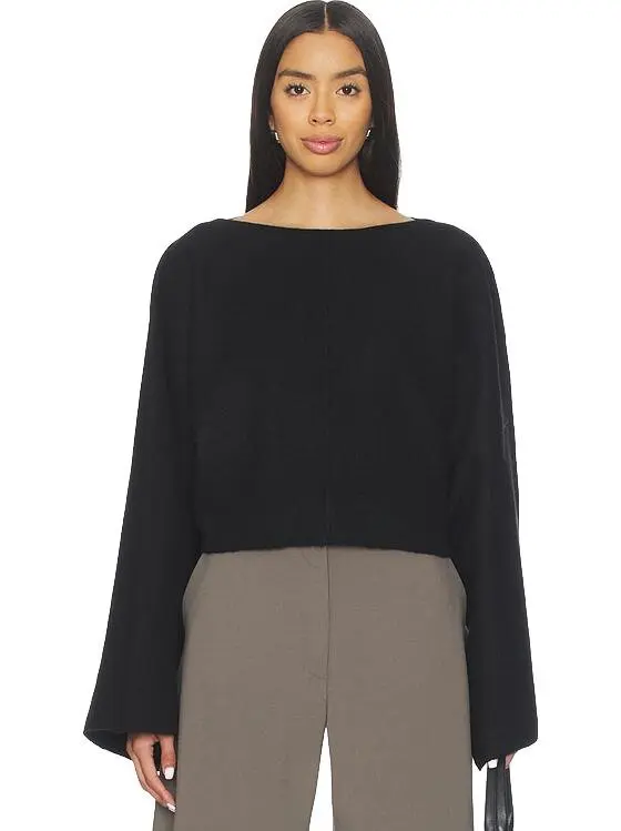 EAVES Whinnie Knit Cape - Black