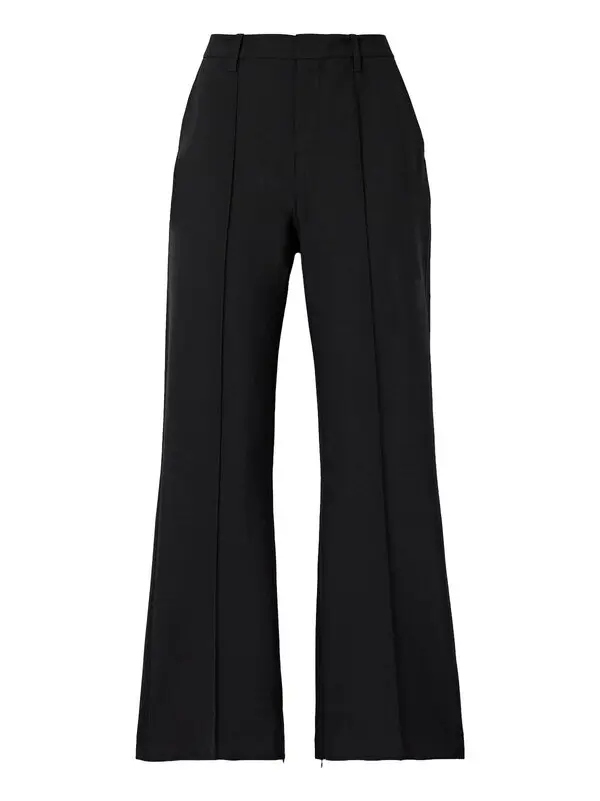 FRAME The Slim Flare Woven Pants - Black
