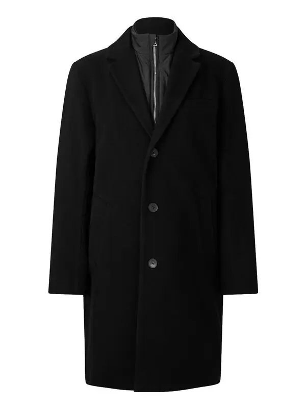 Mr P. Shell-lined Wool-blend Jacket - Black