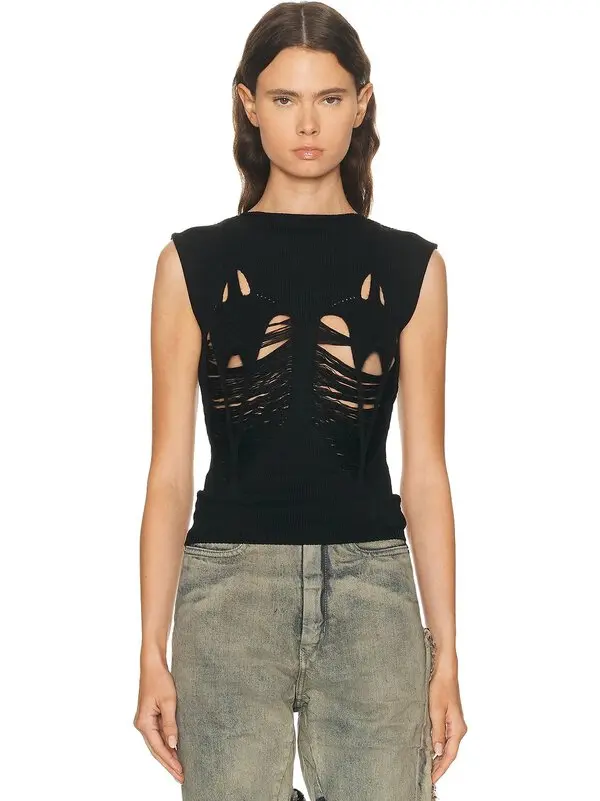 Rick Owens Tanja Knit Top - Black