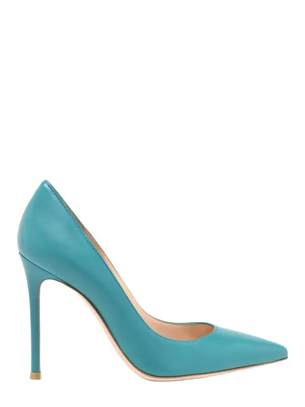 GIANVITO ROSSI 105mm Pointed Pumps - Blue
