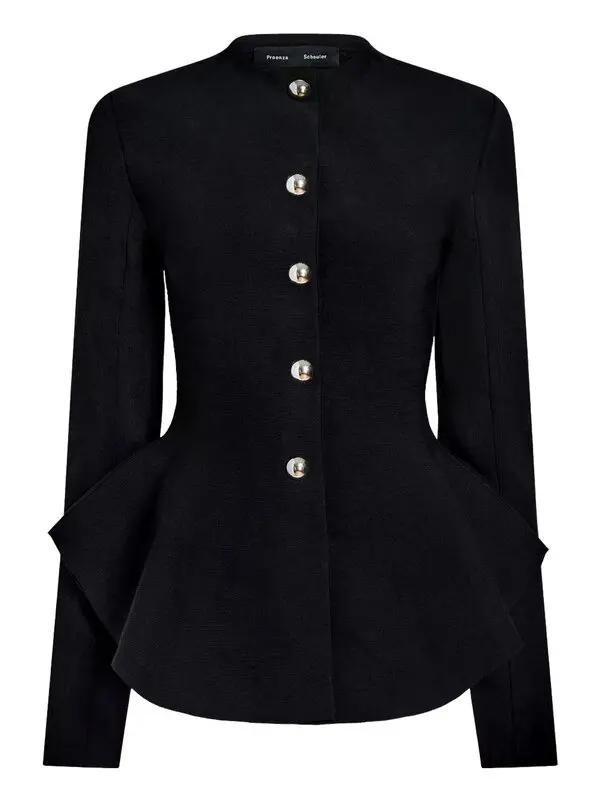 Proenza Schouler Buttoned Jacket - Black