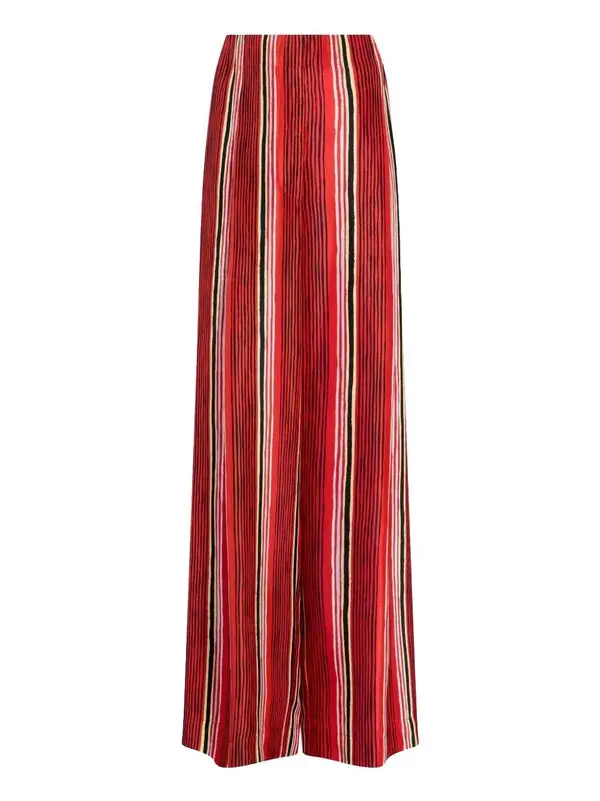 Proenza Schouler Amira Printed Trousers - Red