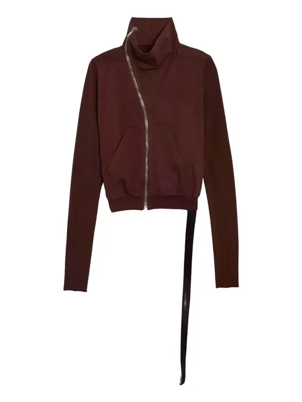 Rick Owens Zip-fastening Sweatshirt - Brown