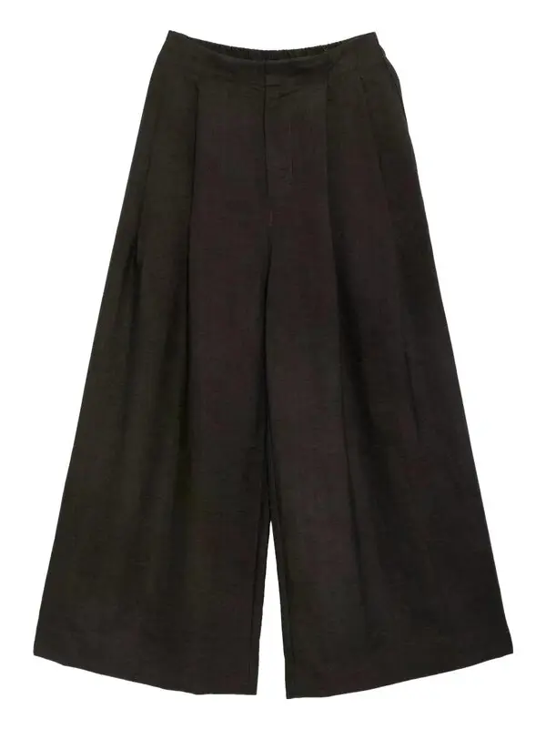 BAMBAH Pleated Pants - Brown