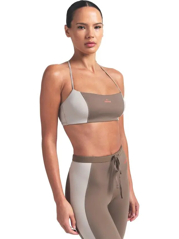 SKIMS Nike Shine Micro Scoop Bra - Truffle And Stone
