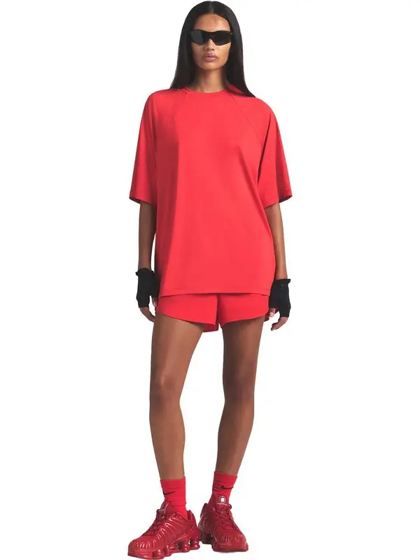 SKIMS Airy Oversized Tee - Ruby
