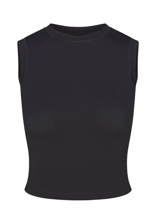 SKIMS Muscle Tank Top - Obsidian