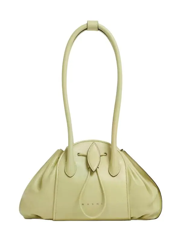 Marni Leather Shopper - Green