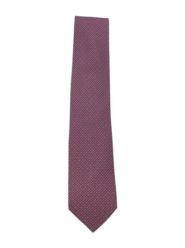 FERRAGAMO Silk Neck Tie - Red