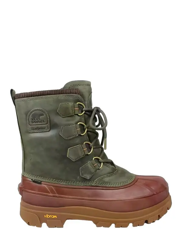 Sorel Xbarbour Caribou Leather Boots - Green