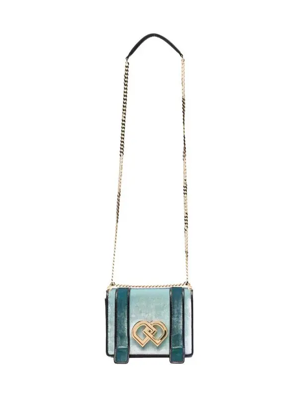 Dsquared2 Crossbody Bag With Chain Strap - Blue