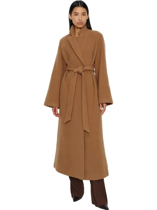 REFORMATION Tula Oversized Coat - Natural