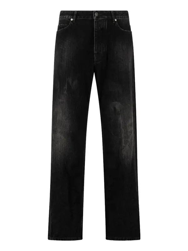 Balenciaga Distressed Jeans - Black