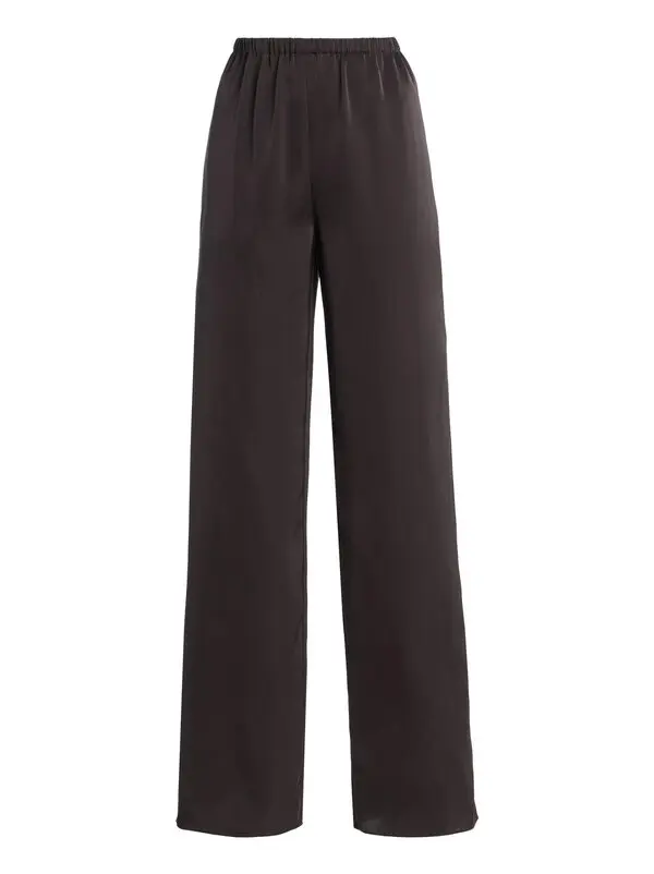 FAVORITE DAUGHTER Effortless Wide-leg Trousers - Brown