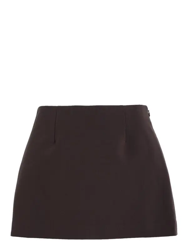 FAVORITE DAUGHTER Crepe Skort - Brown
