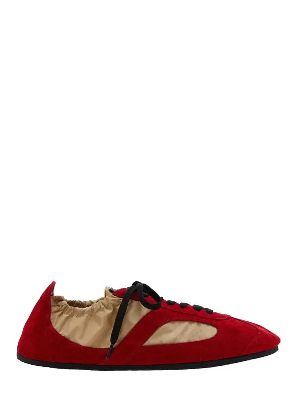 Proenza Schouler Suede-trimmed Nylon Sneakers - Red