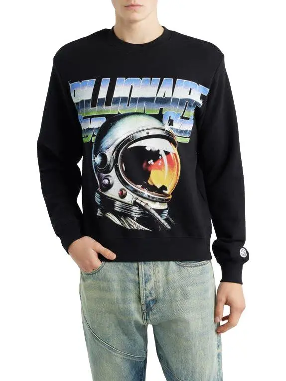 BILLIONAIRE BOYS CLUB Bb Jet Pack Helmet Head Sweatshirt - Black