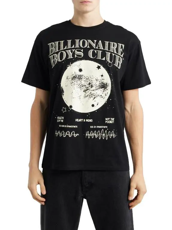 BILLIONAIRE BOYS CLUB Bb Synwave Cotton Graphic T-shirt - Black