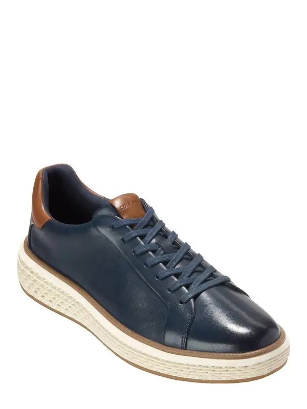 Cole Haan Grandpro Court Skyweave Sneaker - Navy Blazer/ch British Tan