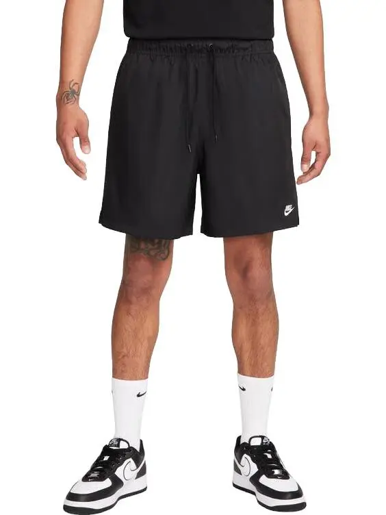 Nike Club Woven Flow Shorts - 010 Black/white