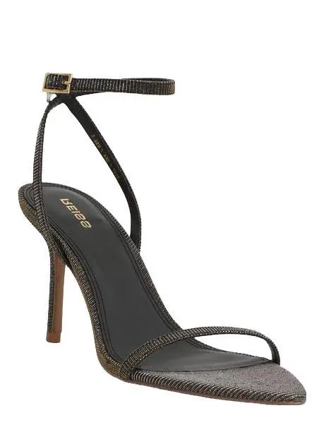 REISS Pointed Toe Ankle Strap Sandal - Bronze