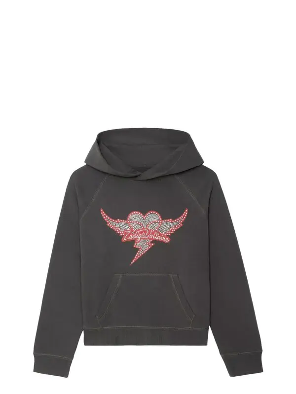 Zadig&Voltaire Heart Wings Hoodie - Grey