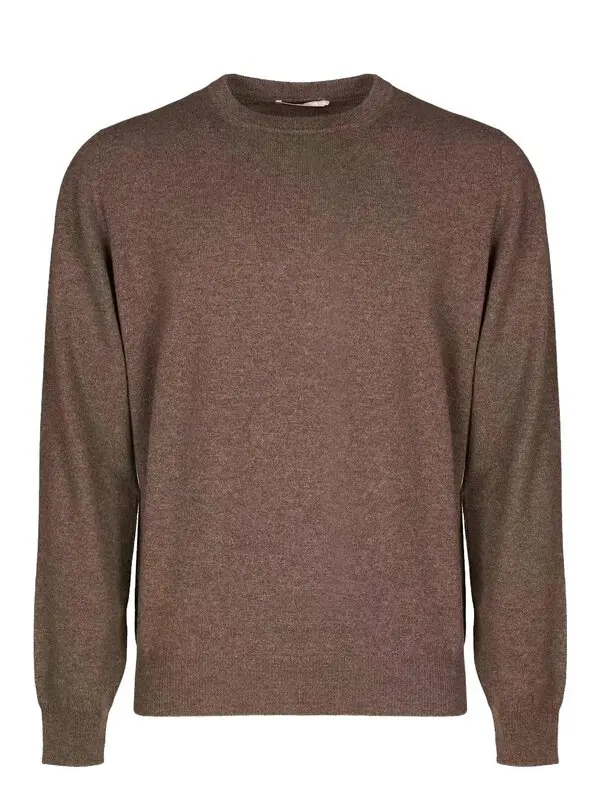 FILIPPO DE LAURENTIIS Crew Neck Sweater - Brown