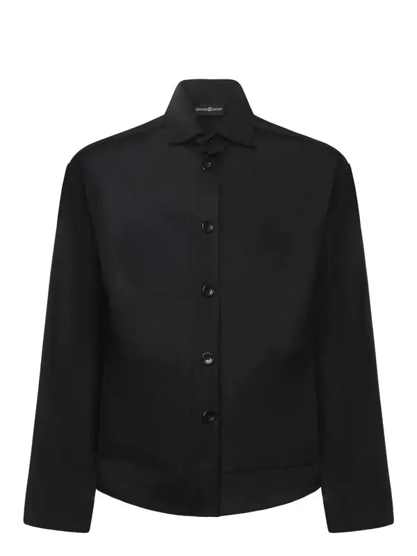 GIULIANO GALIANO Patch-pocket Shirt - Black