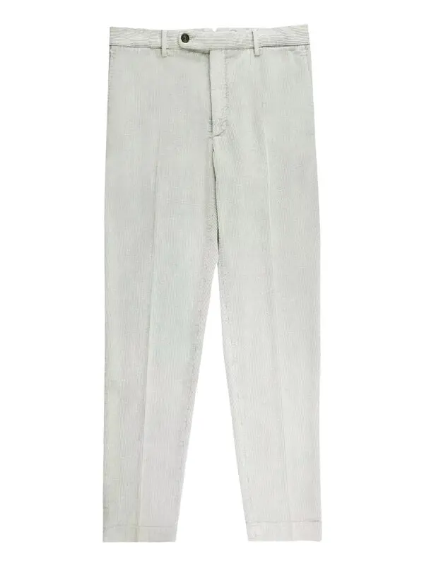 SLOWEAR Tapered Corduroy Trousers - Grey