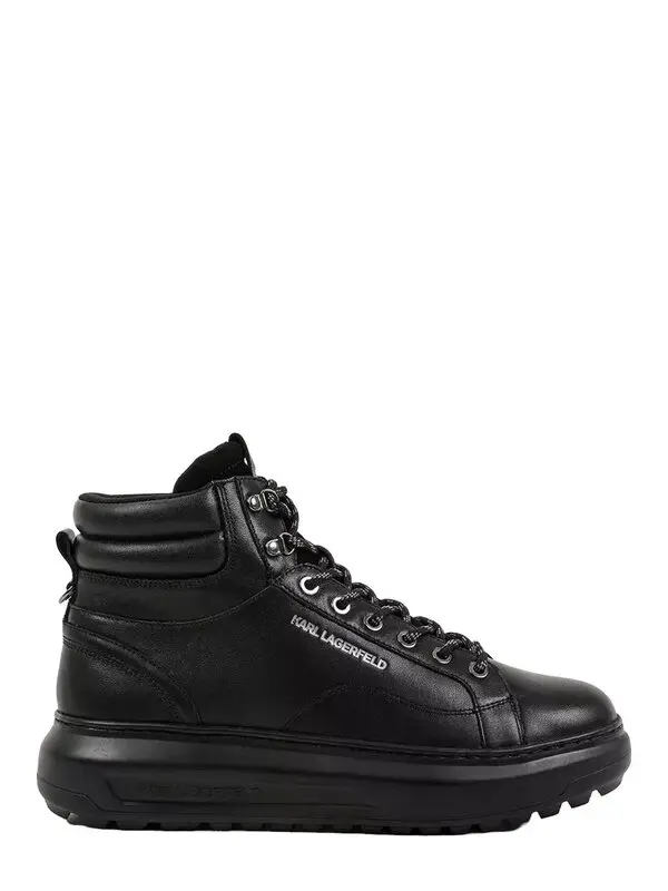 Karl Lagerfeld Logo-print Sneakers - Black