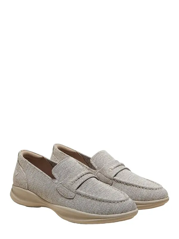 Vivaia Walker Pro Hybrid Penny Loafers - Oatmilk