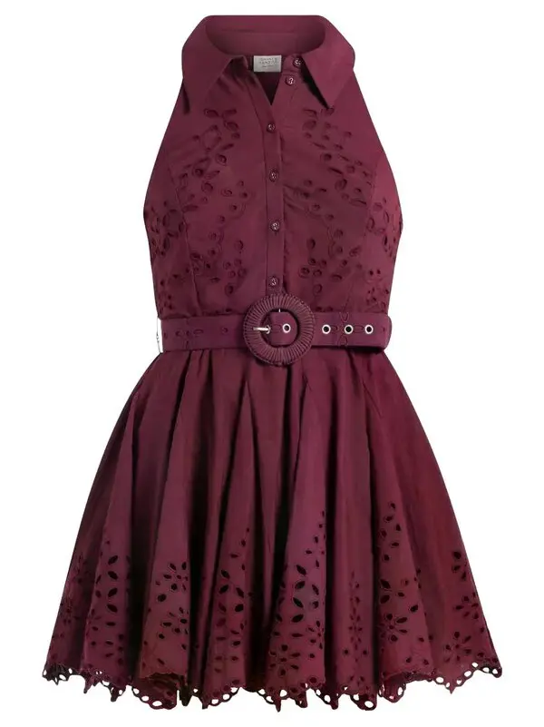 Hemant & Nandita Mahi Mini Dress - Purple