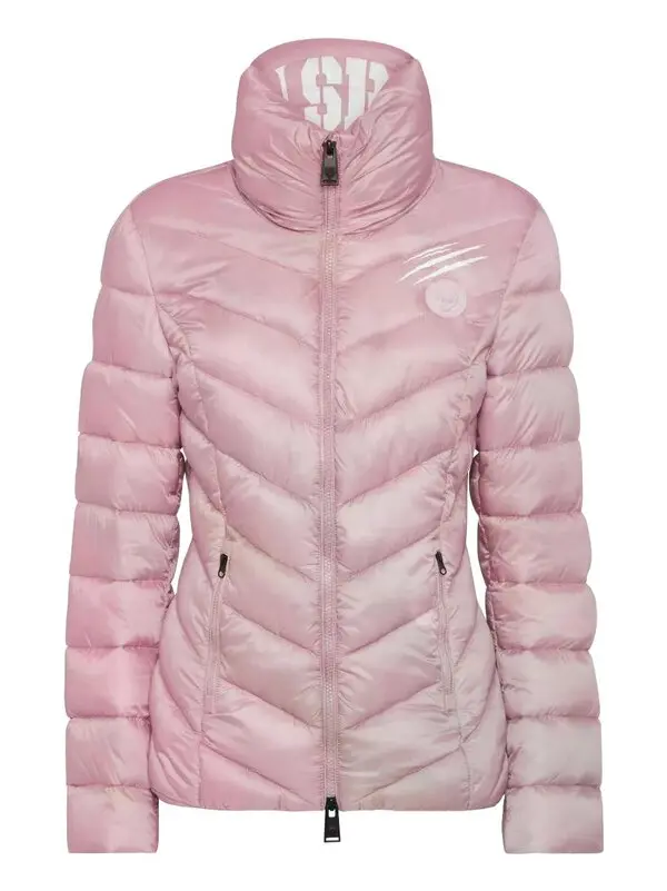 PLEIN SPORT Quilted Puffer Jacket - Pink