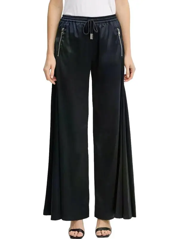 SILVIAN HEACH Drawstring Zip-pocket Trousers - Blue