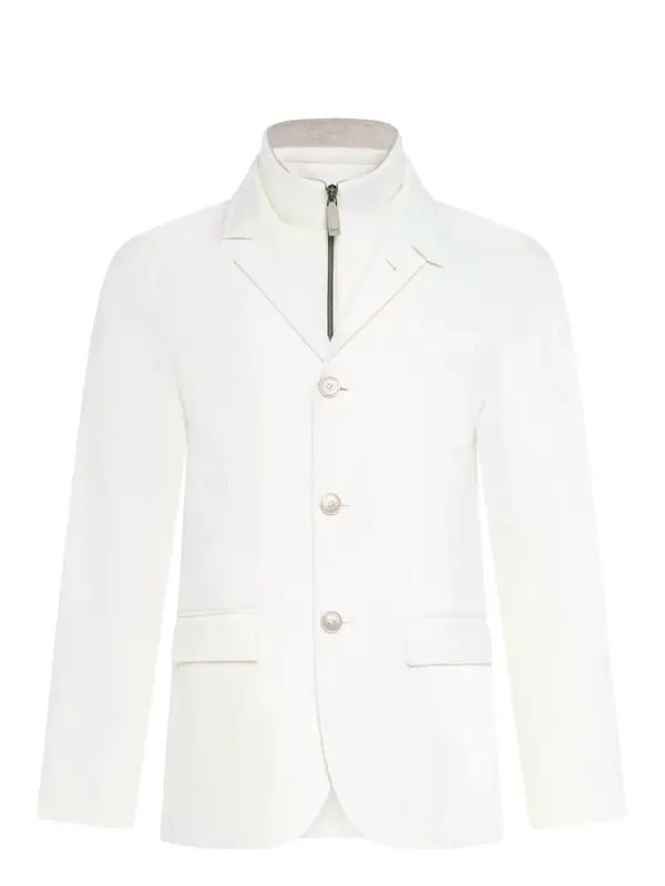 Herno Button Blazer - White