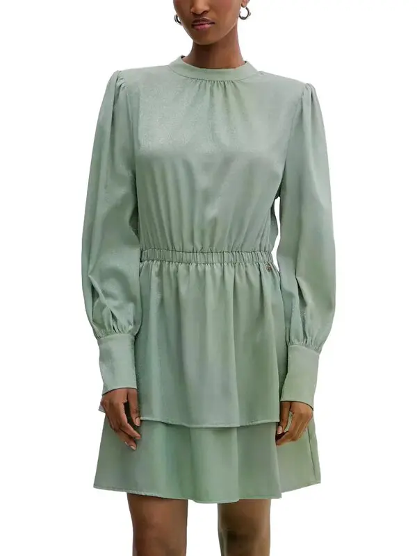 SILVIAN HEACH Long-sleeve Tiered Dress - Green