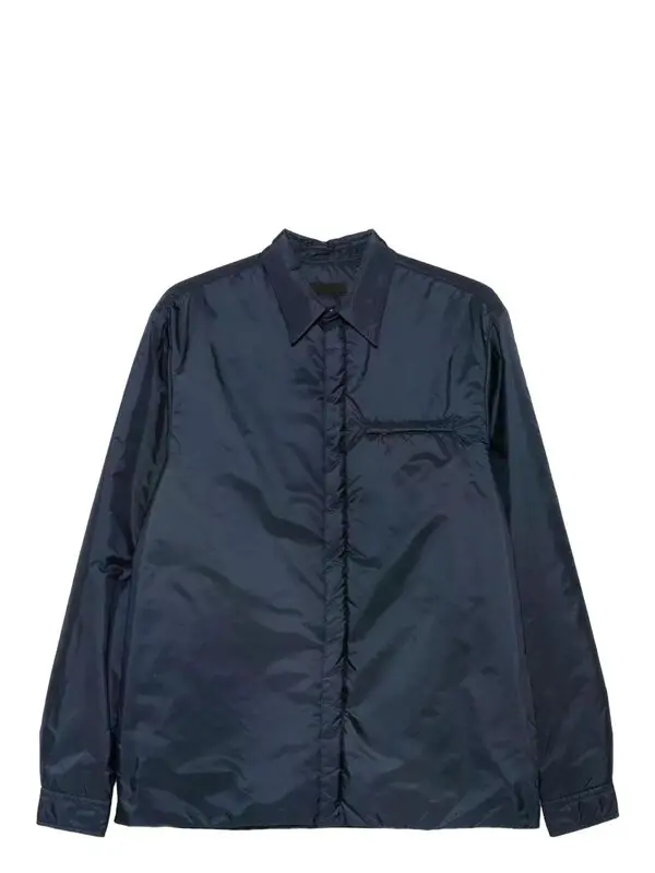 Prada Zip-pocket Overshirt - Blue