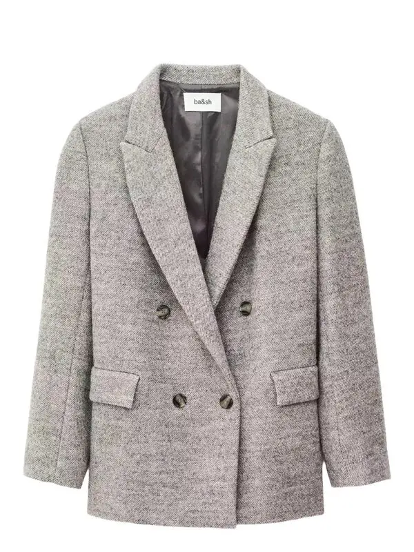 Ba&sh Waro Double-breasted Jacket - Grey