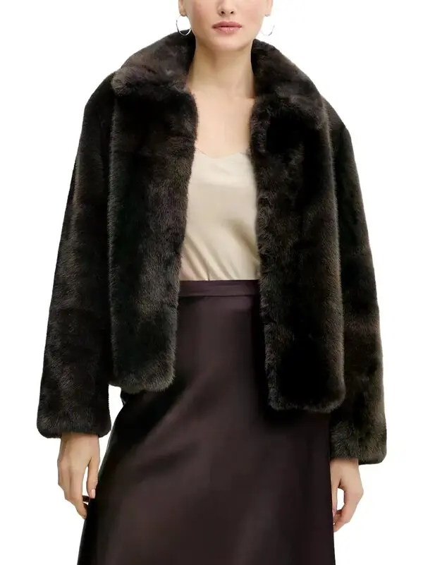 SILVIAN HEACH Faux Fur Coat - Brown