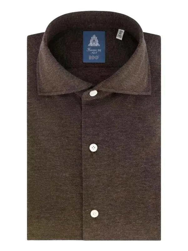 FINAMORE 1925 Buttoned Shirt - Brown