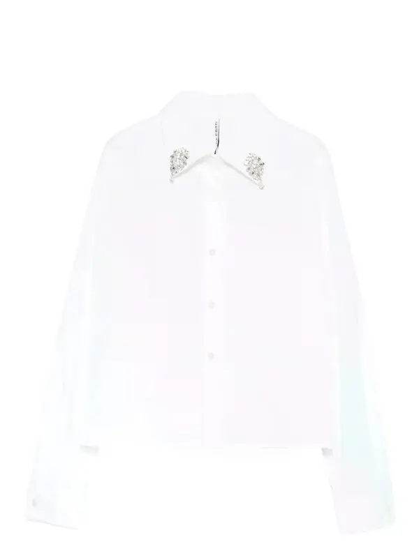 Liviana Conti Embellished Shirt - White