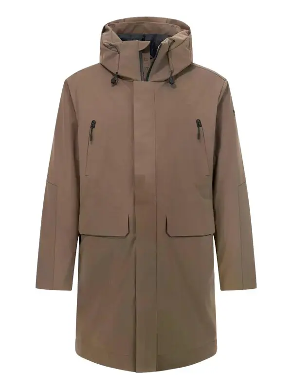 Boggi Milano Padded Coat - Brown