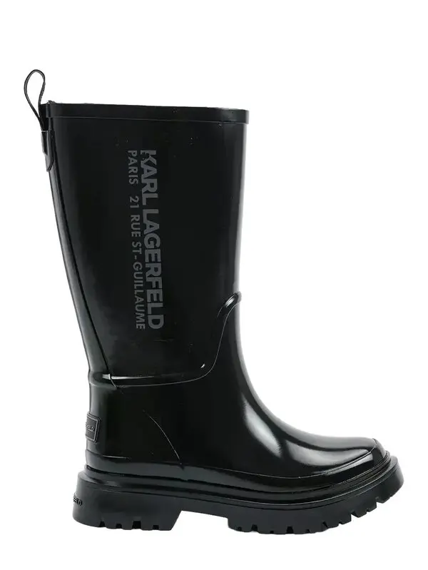 Karl Lagerfeld K/torrents Rain Boots - Black