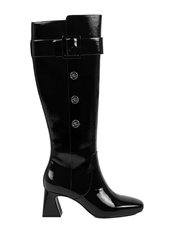 Karl Lagerfeld 60mm Beata Autograph Tall Boots - Black