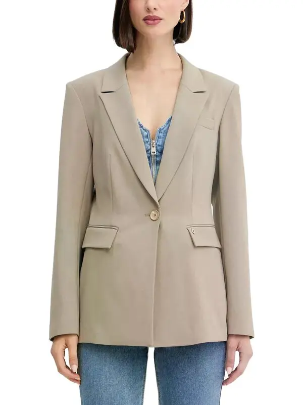 Guess Single-breasted Blazer - Neutrals