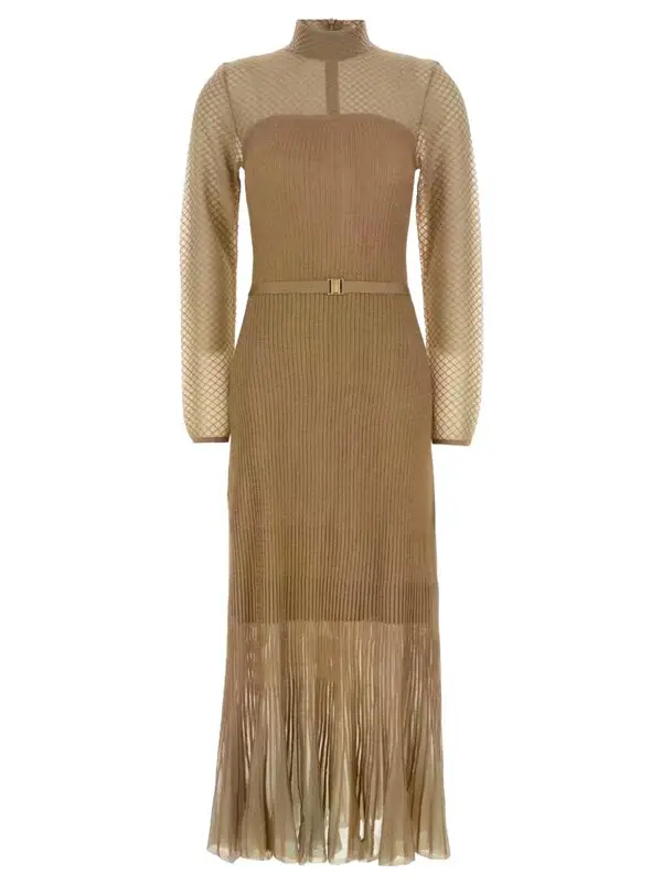 Zimmermann Hypnotic Two-tone Dress - Neutrals