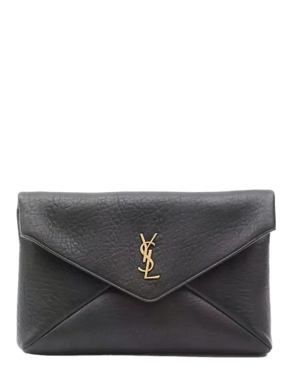 Saint Laurent Large Envelope Clutch - Black