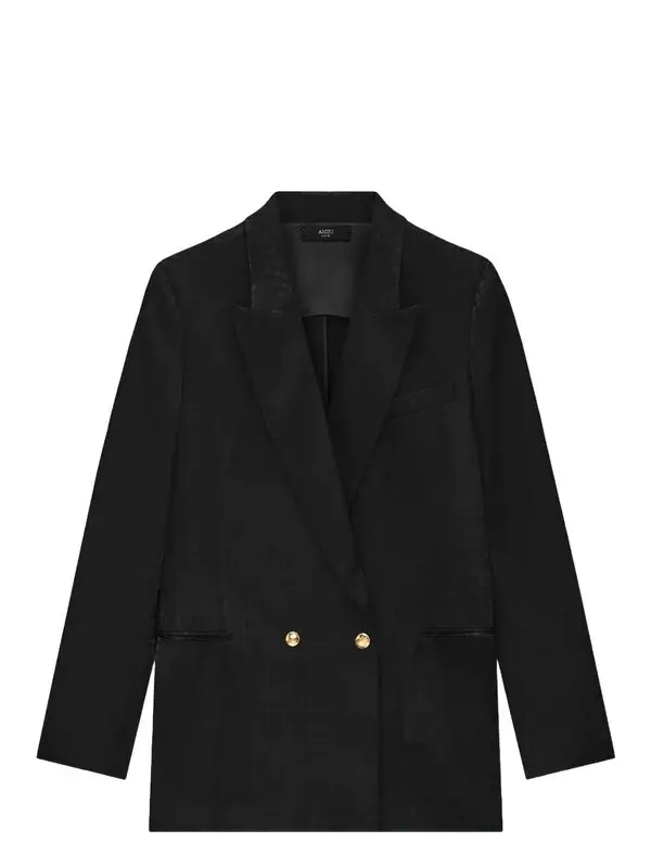 Amiri Double-breasted Blazer - Black